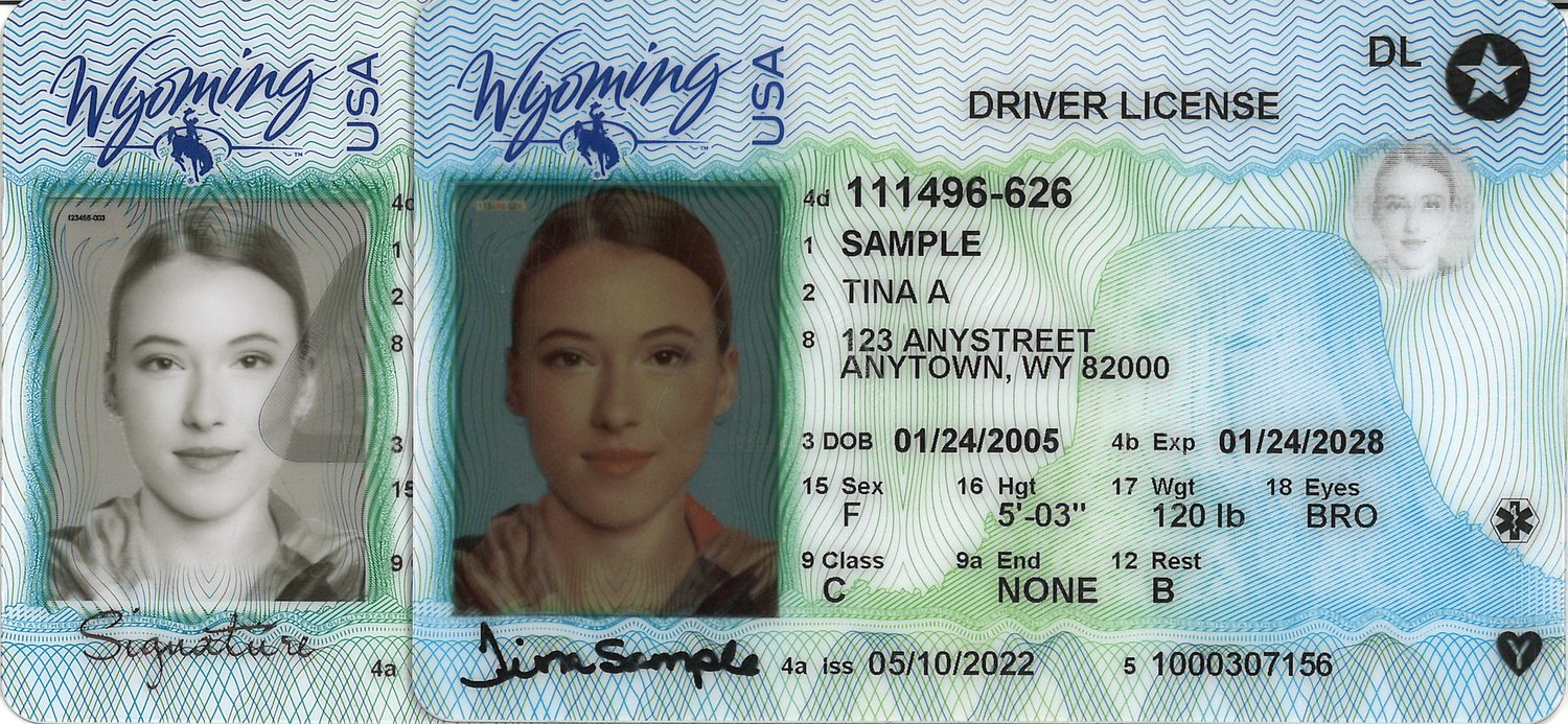 To Fix Fuzzy Driver’s License Photos, Wyoming May Switch to Black and ...