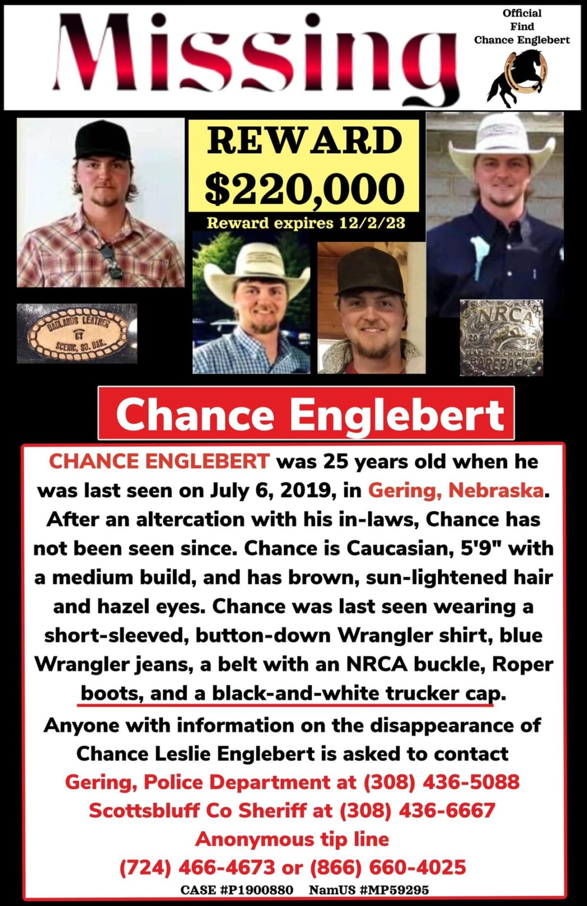 Arm Bone Recovered in Nebraska Not Remains of Missing Moorcroft Man ...